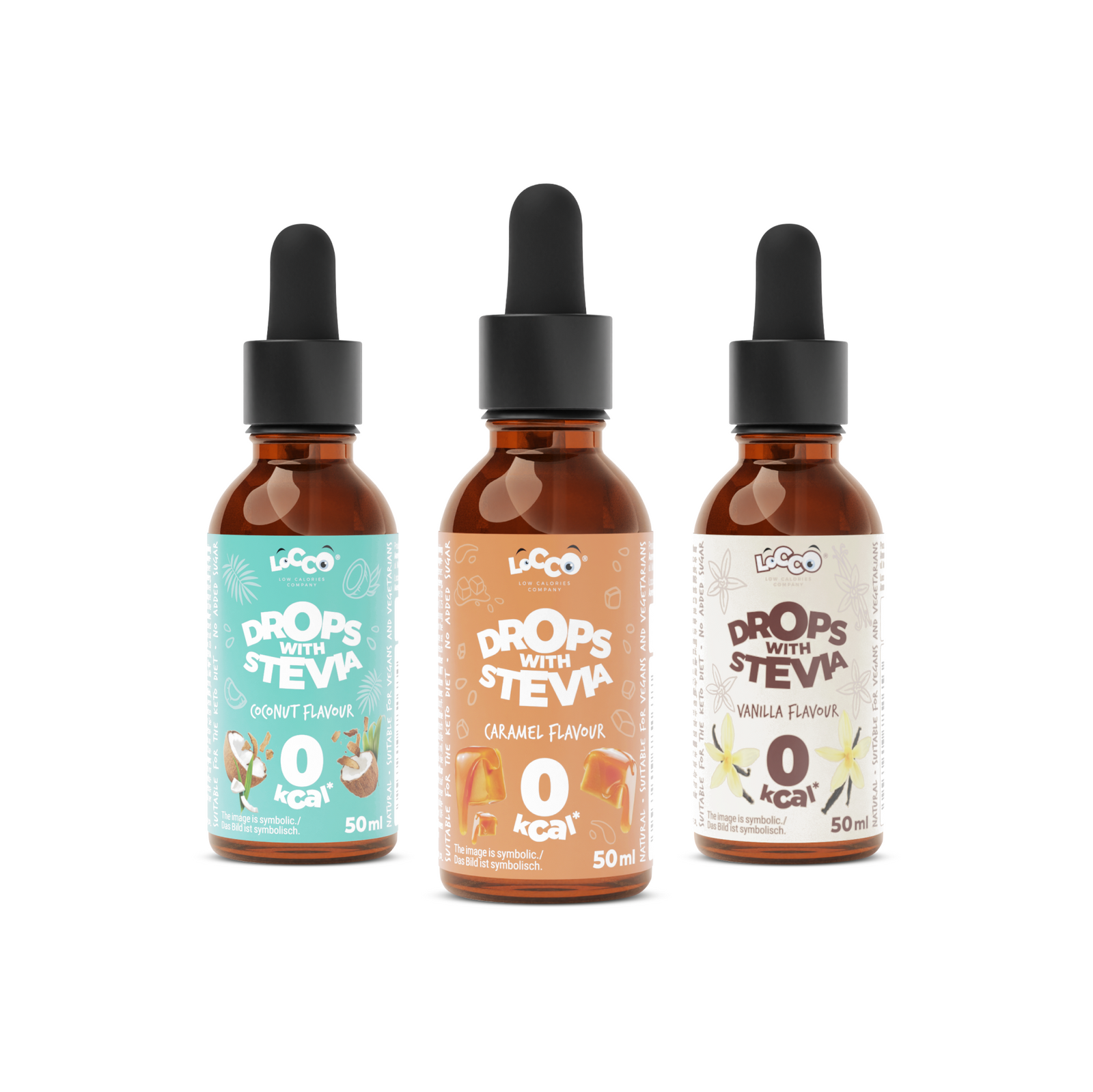 LoCCo 0 kcal sweet drops with stevia 3x50 ml | Sets Products \ LoCCo ...